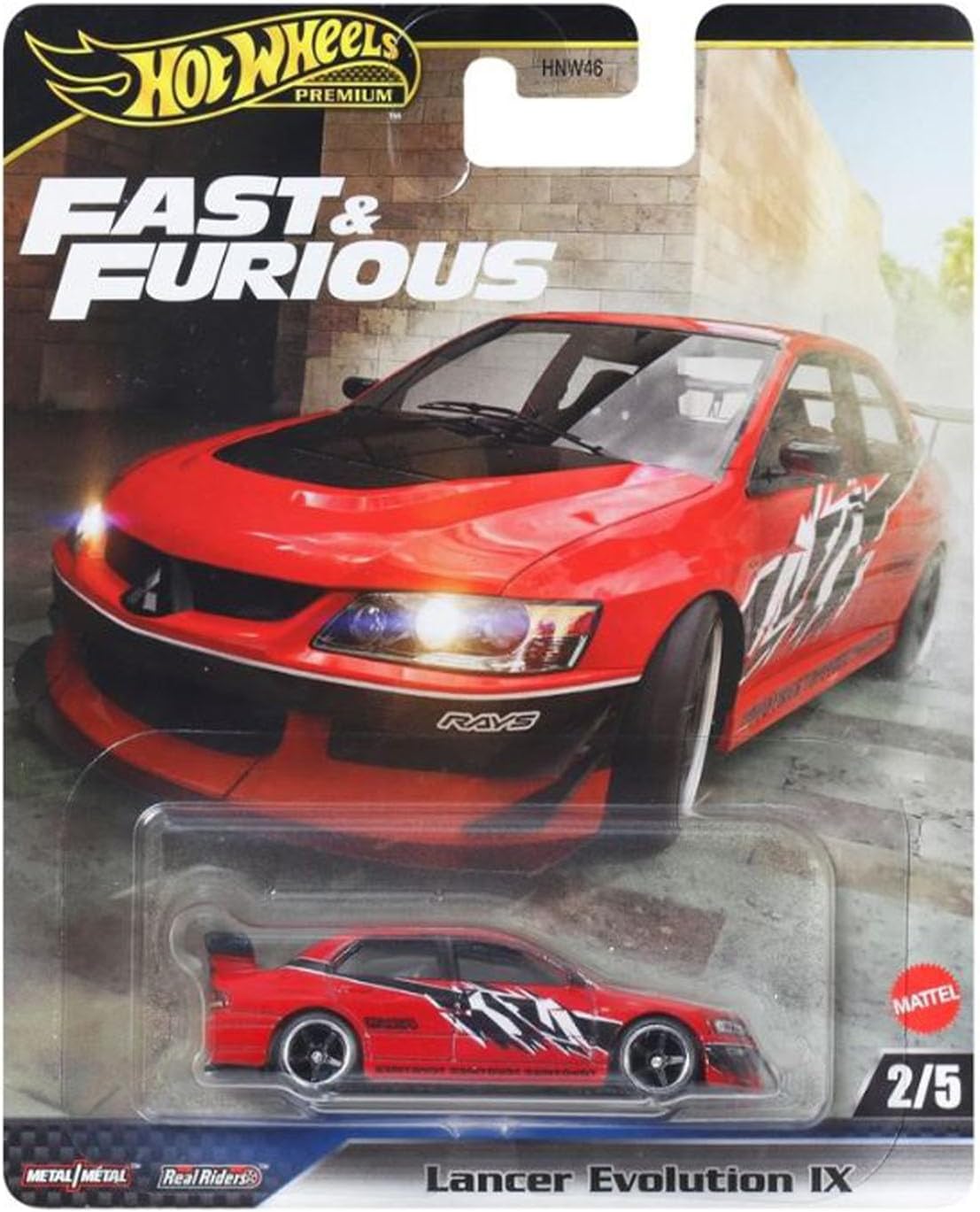 Hot Wheels Hızlı ve Öfkeli Premium Arabalar Lancer Evolution IX JBM02